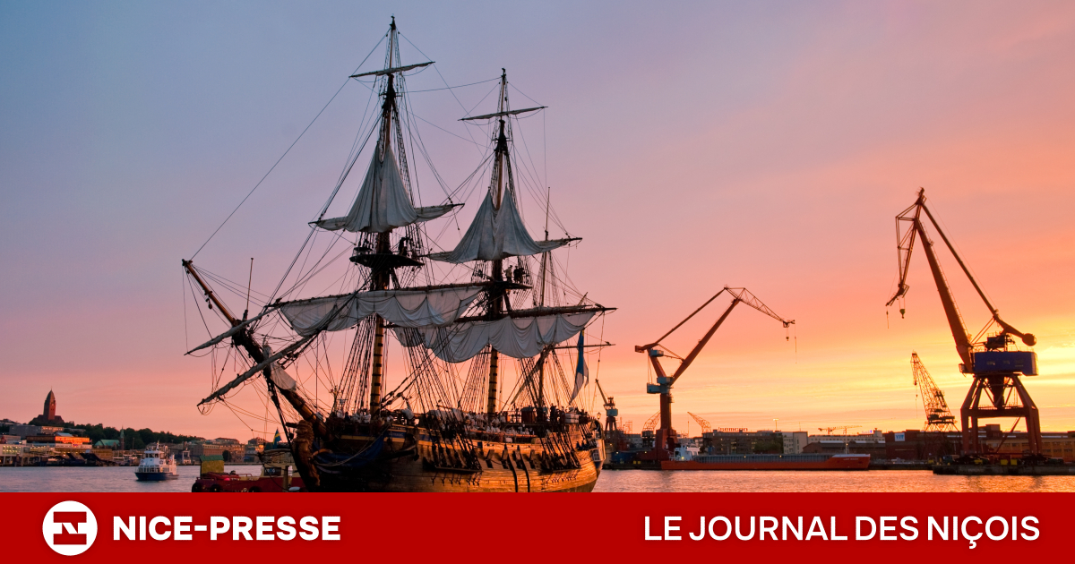 Le plus grand voilier en bois du monde accoste à Nice: voici comment le ...